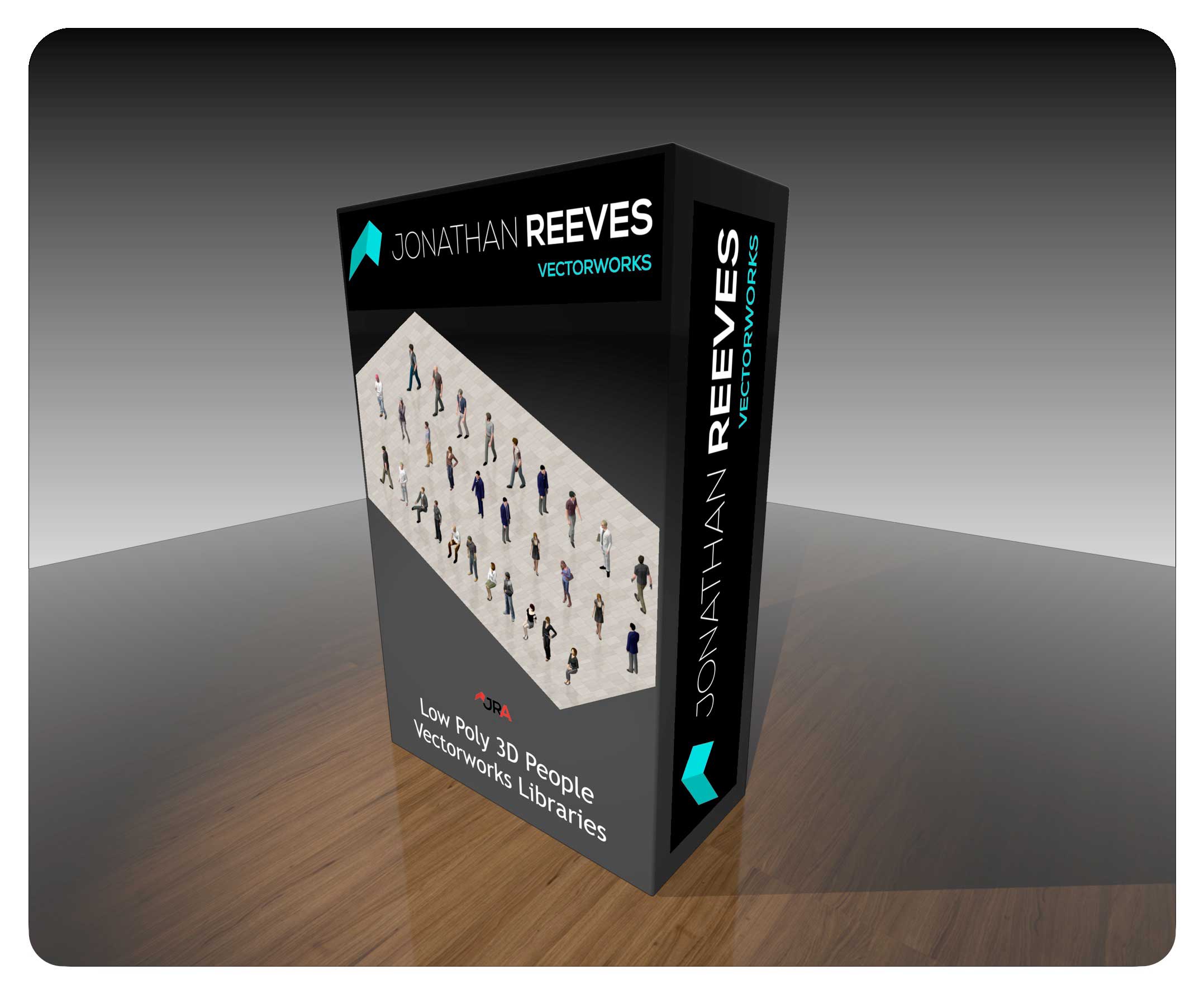 Low Poly 3D People Pack - Jonathan Reeves CAD